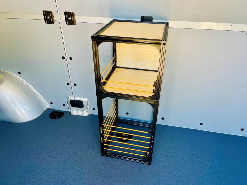Lightest Van Shelving on the planet | Van Conversion | DIY – TNTvans