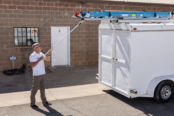 Enclosed Cargo Trailer, KUV, Box Truck, Step Van | Drop Ladder Rack ...