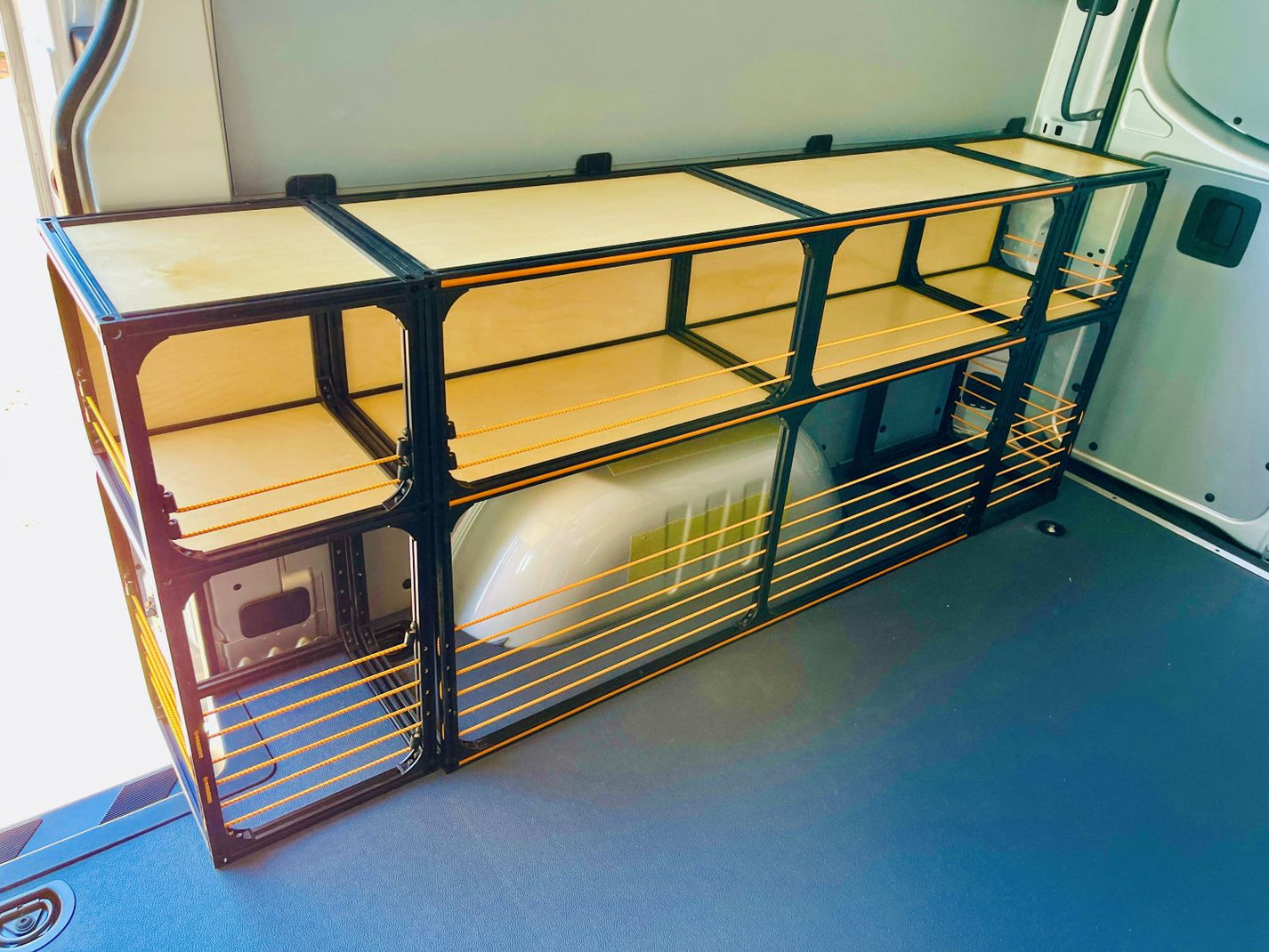 Mercedes Sprinter 144 Van Shelving & Storage Cabinets | DIY – TNTvans