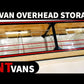 DIY Modular Camper Van Overhead Cabinet Shelving Storage