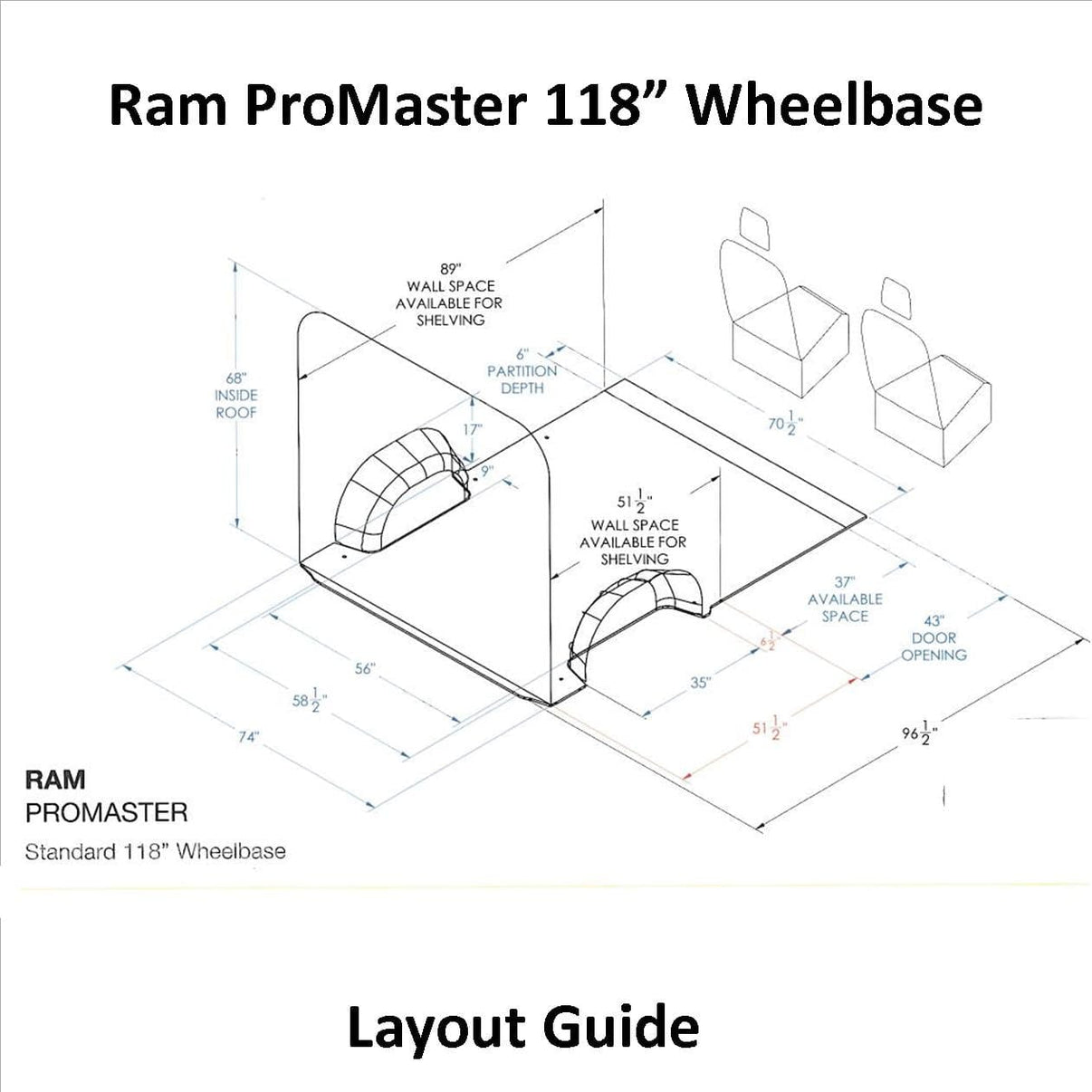 Ram ProMaster 118 Camper Van Conversion Kit | Bed Kit | DIY – TNTvans