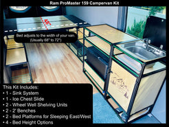 Ram ProMaster 159 Camper Conversion Kit | Van Bed System – TNTvans