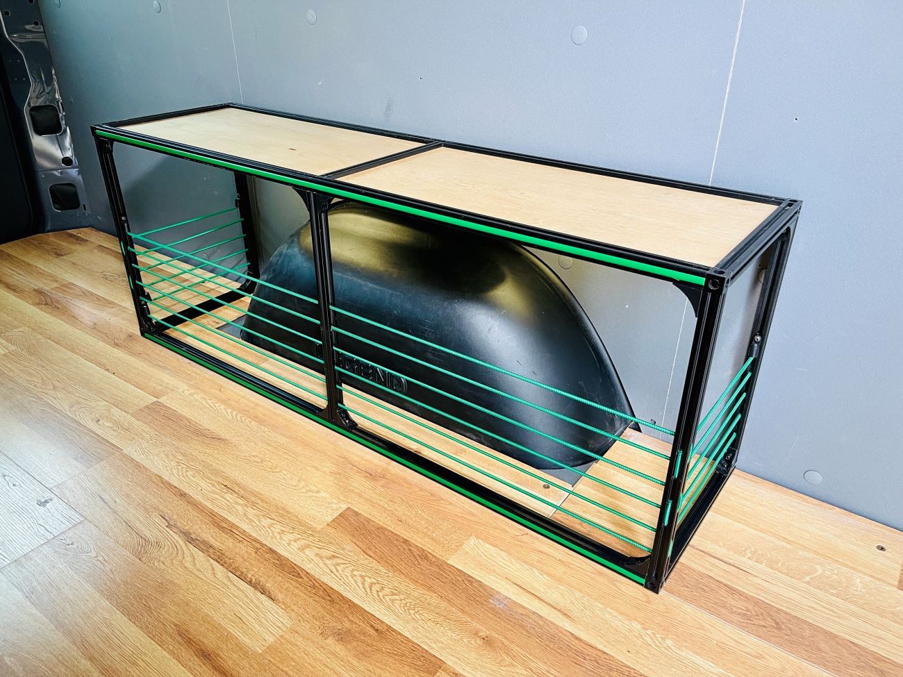 Van Wheel Well Bench Seat Storage | Camper Van Conversion – TNTvans
