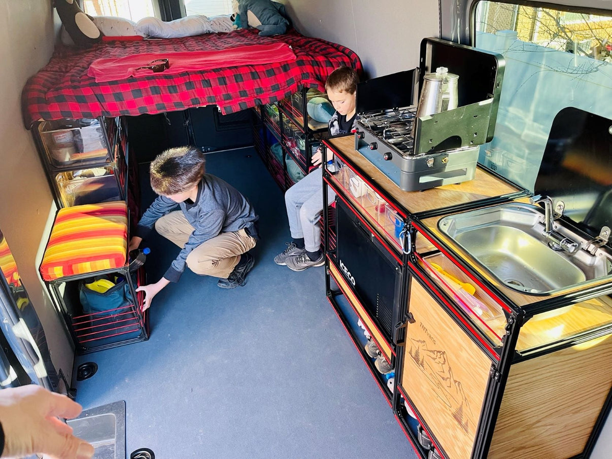 Ram ProMaster 159 Extended Campervan Conversion Kit | DIY – TNTvans